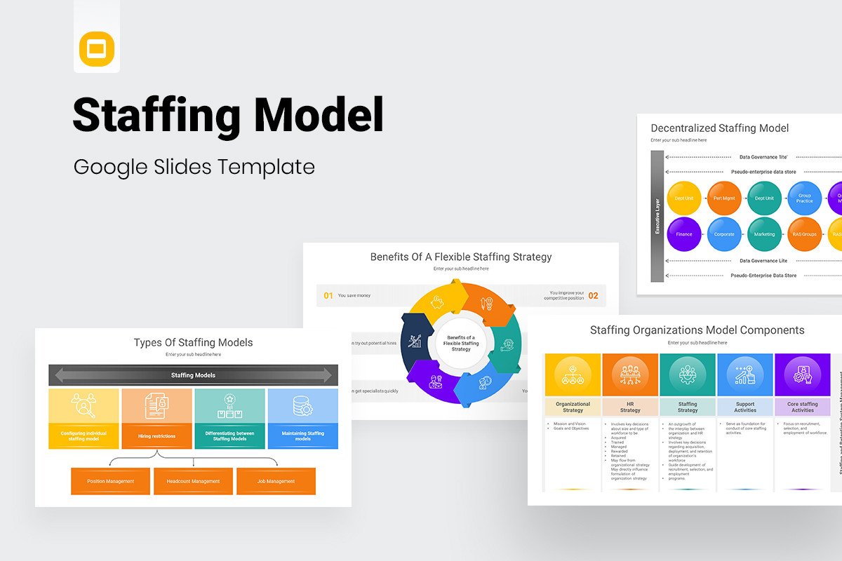 Staffing Model Google Slides Presentation Template | Nulivo Market